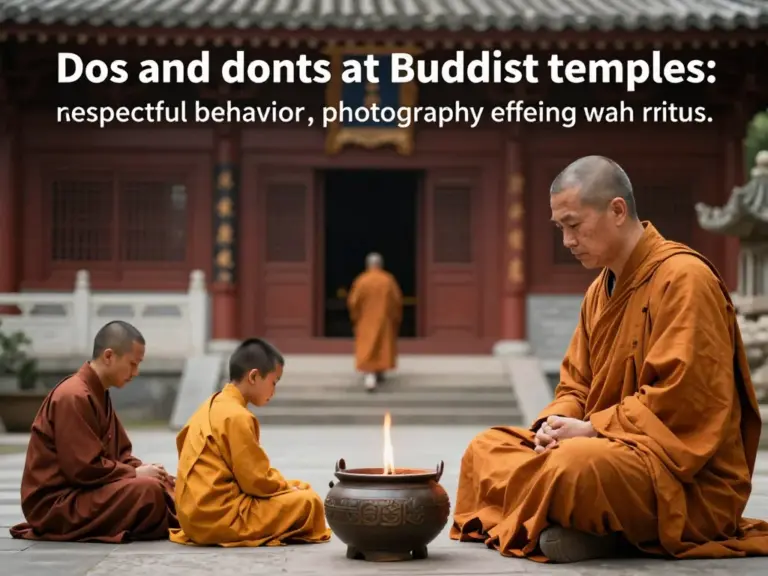Behavioral Dos and Don'ts Inside and Around Temples: Photography ...