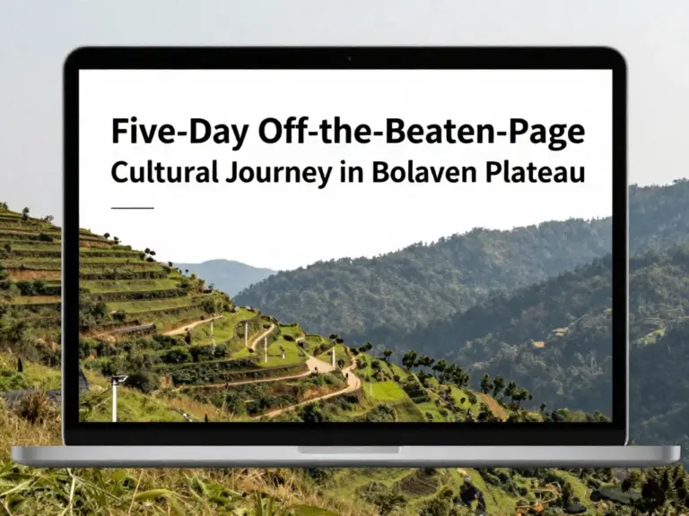 A 5-Day Cultural Itinerary in Bolaven Plateau Away from the Crowds